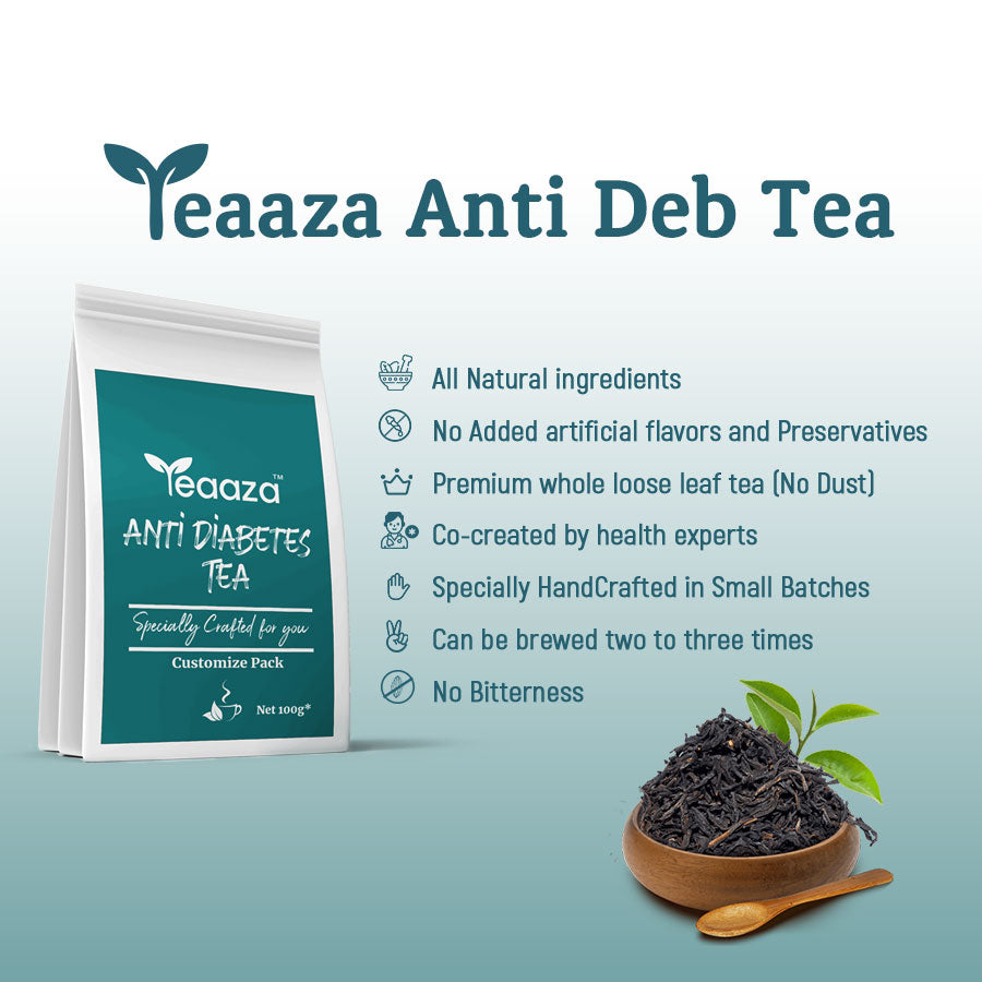 Buy Anti Diabetes Tea: Control Blood Sugar Level | Teaaza