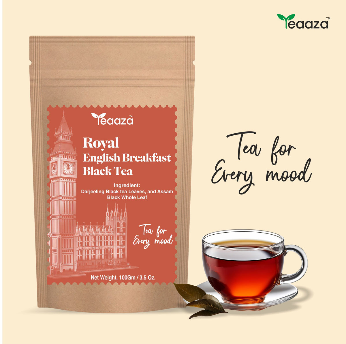 Royal English Breakfast Tea | 100% Organic | A Bold and Rich Start to ...